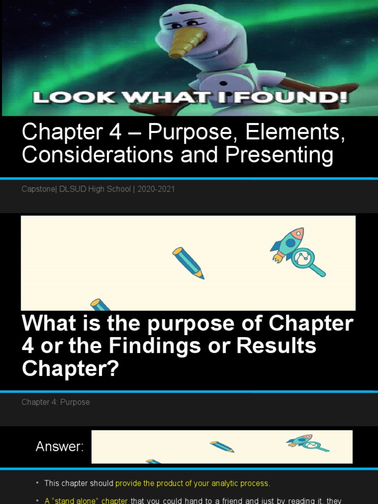 Understanding Chapter 4 in Research | PDF | Qualitative Research ...