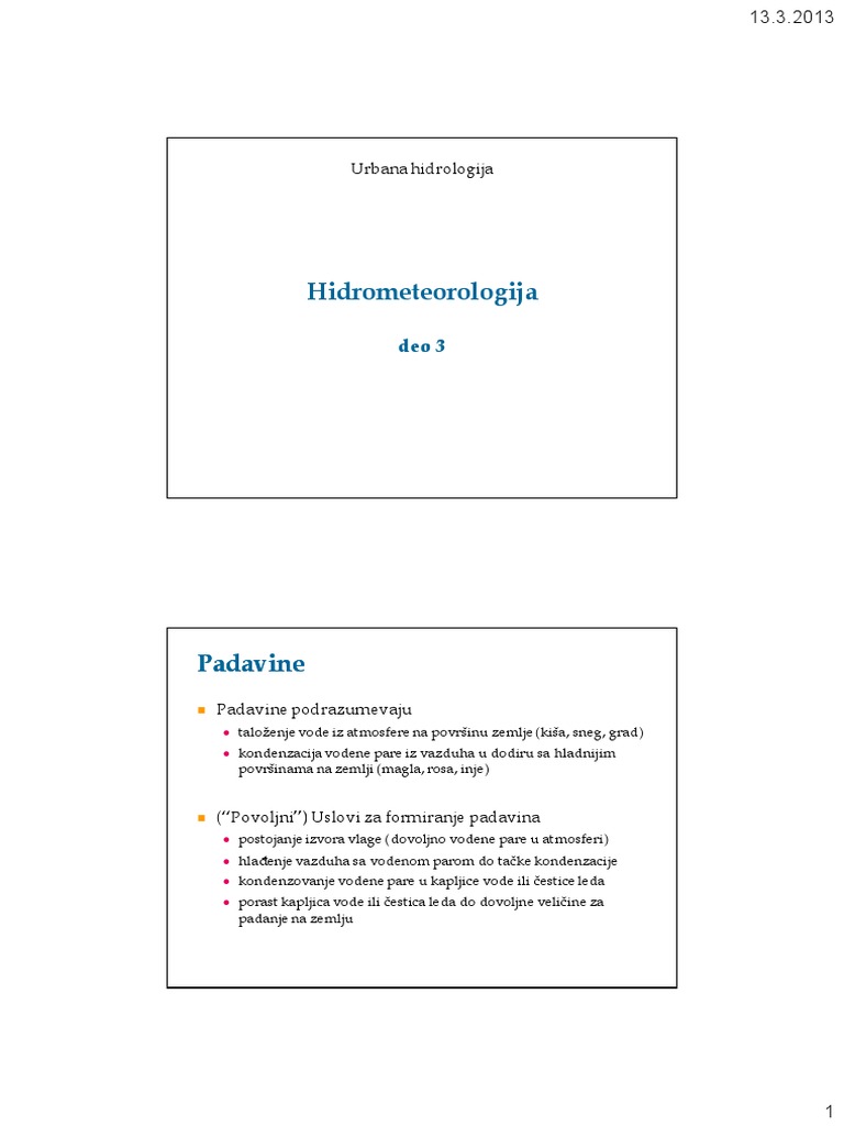 Padavine | PDF