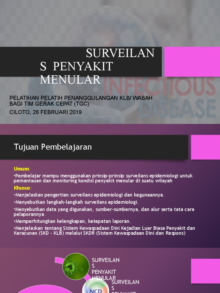 Surveilans Penyakit Menular - Iswan | PDF