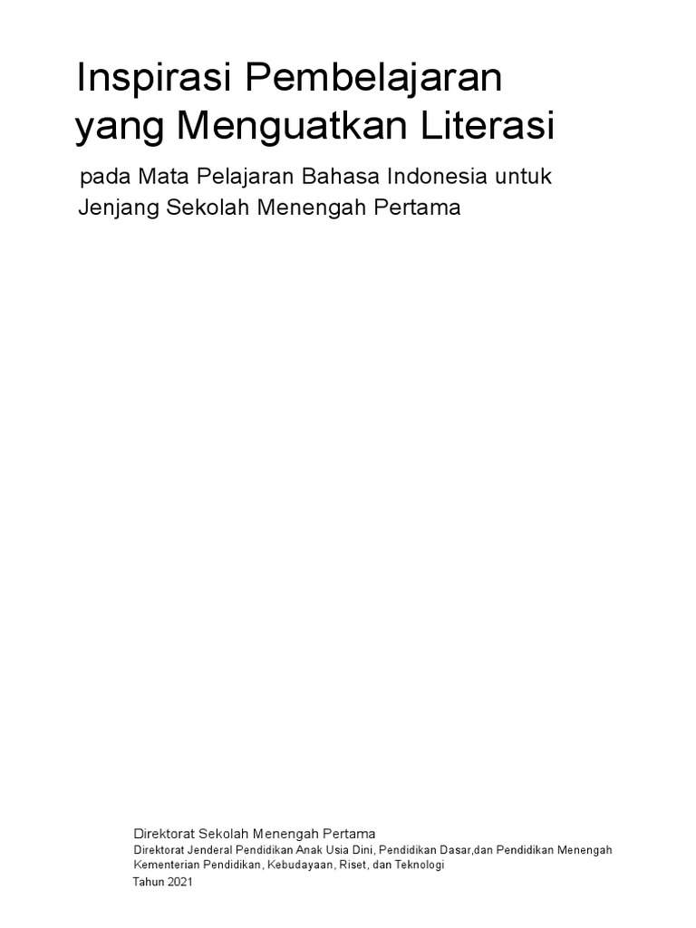 Book 1 - Modul Literasi | PDF