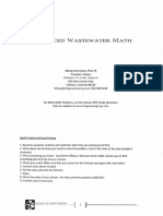 ABC Water Treatment Formula Sheet | PDF | Area | Litre