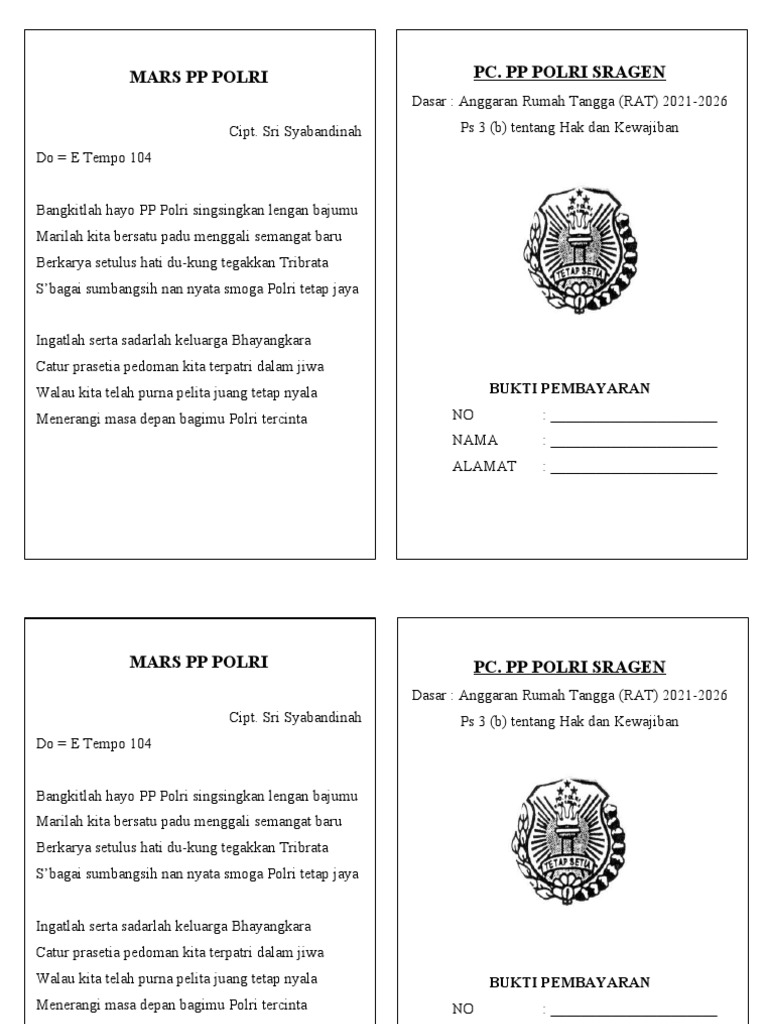 Mars PP Polri dan Pembayaran 2023 | PDF | Pengelolaan Keuangan & Uang