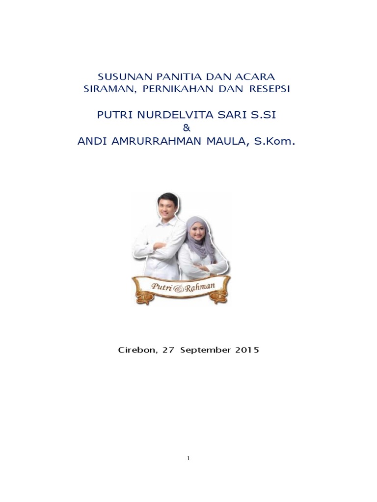 Contoh Susunan Panitia | PDF