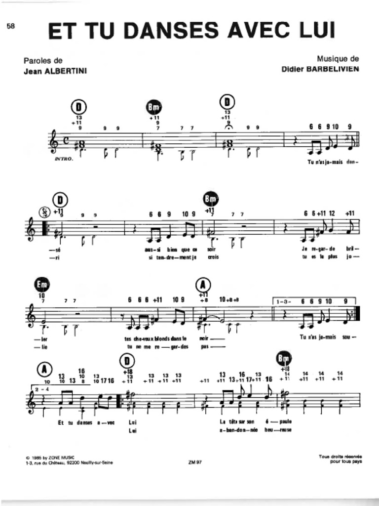 Et Tu Danse Avec Lui | PDF