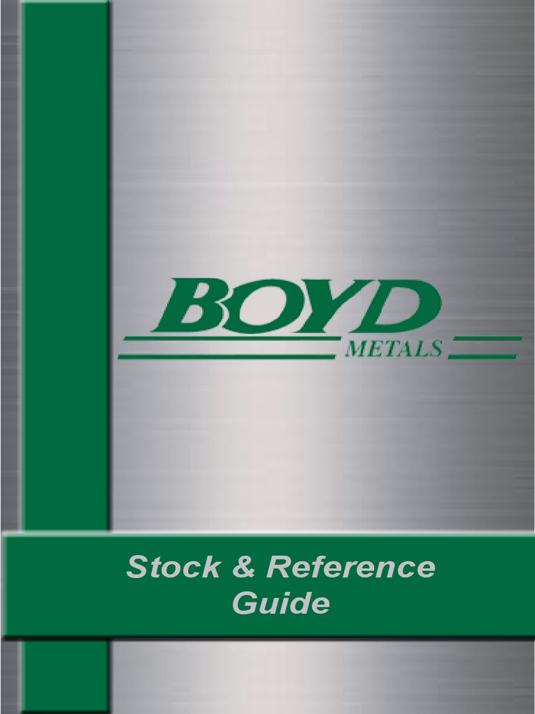 Boyd Metal | PDF | Rolling (Metalworking) | Steel