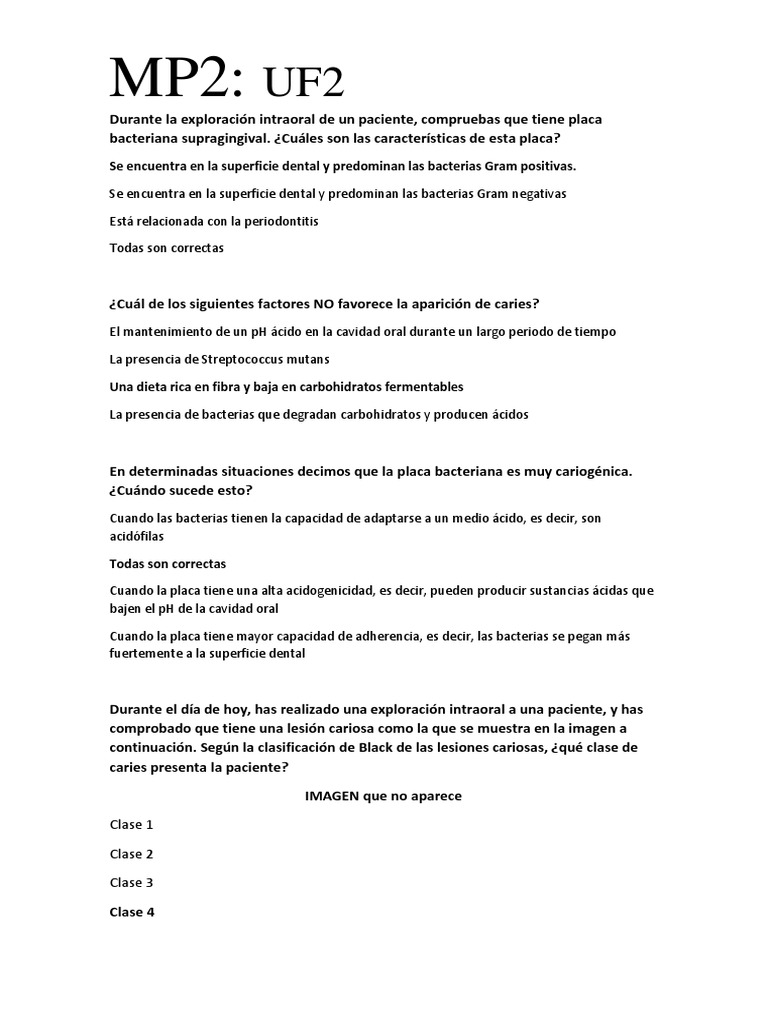 Características de la placa bacteriana supragingival y factores ...