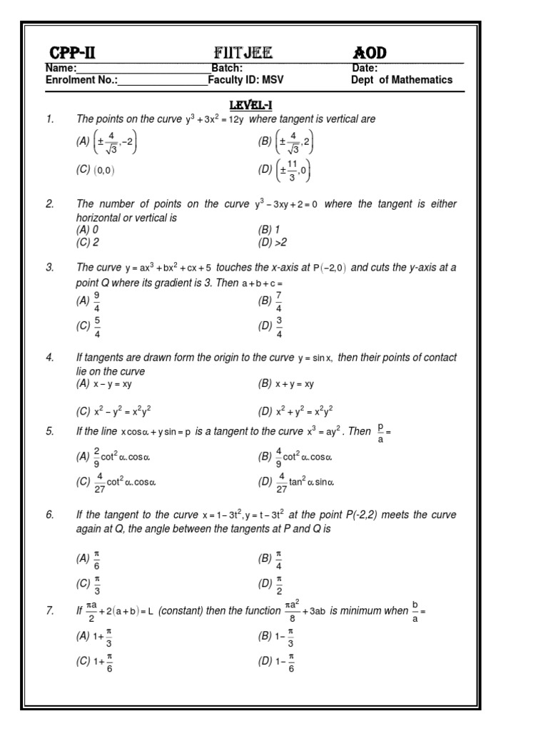 Ad Cpp+ii+ | Download Free PDF | Maxima And Minima | Function (Mathematics)