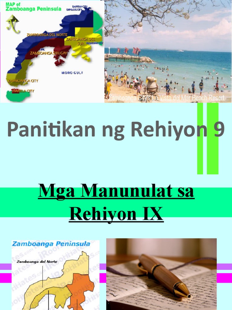 Manunulat at Panitikan NG Rehiyon 9 | PDF