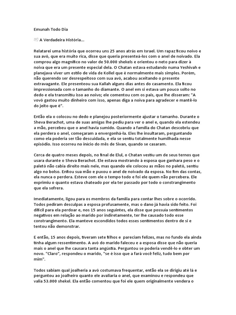 04 Emunah Todo Dia | PDF | Amor | Nomes de Deus no judaísmo