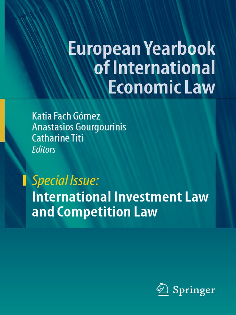 European Yearbook of International Economic Law | PDF | Competition Law ...