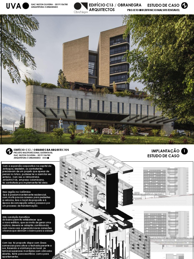 Isac Nilton - Estudo de Caso - EDIFÍCIO C13_obranegra arquitectos - PROJETO MULTIFUNCIONAL ...