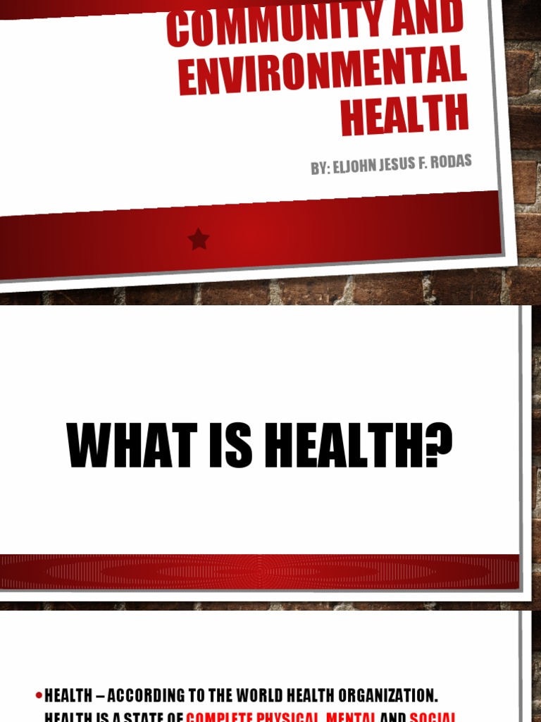 Community and Environmental Health | PDF | Water Pollution | Waste