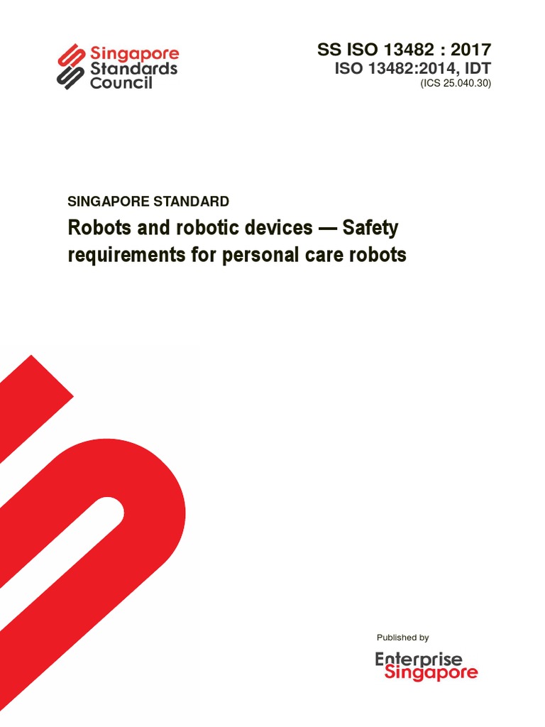 SS ISO 13482-2017 - Preview | PDF | International Organization For ...