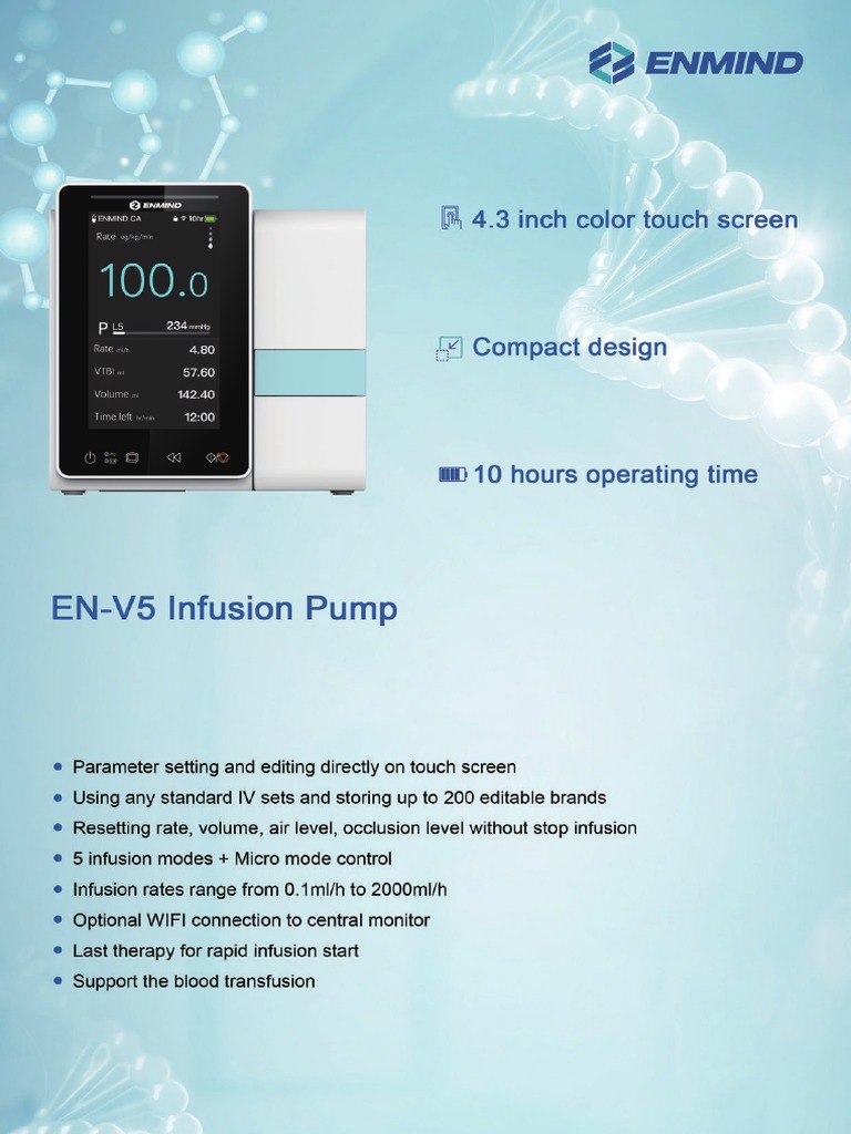 En-V5 Infusion Pump Blood Transfusion-New | PDF