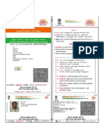 Editable Adhar Card Templets | PDF