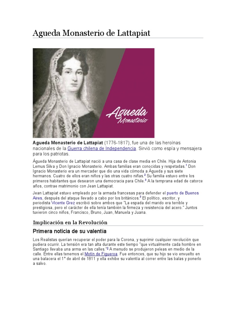 Agueda Monasterio | Descargar gratis PDF | Chile | Conflictos