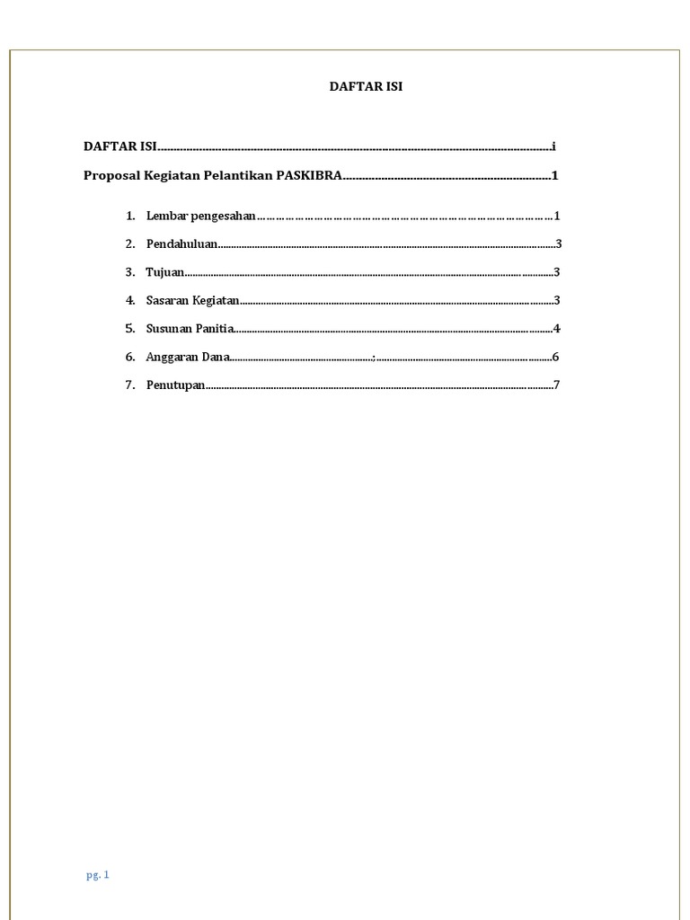 PROPOSAL Paskibra | PDF PROPOSAL Paskibra | PDF