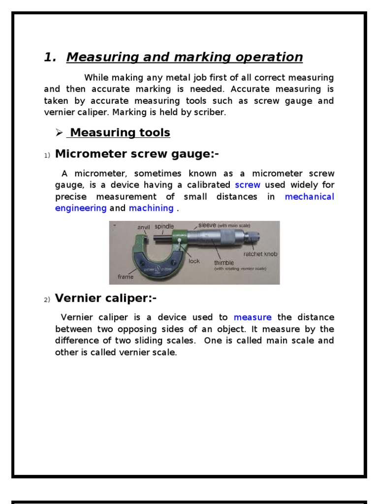 Fundamental Fitting Shop Operations | PDF | Industrial Processes | Tools