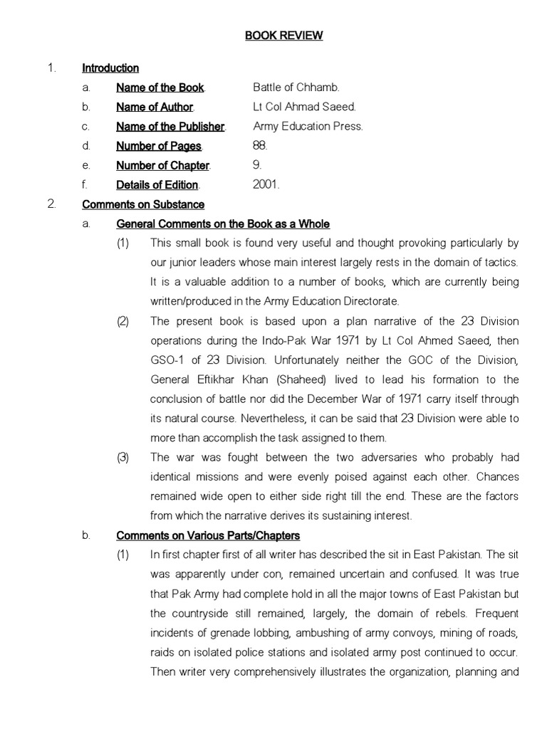 Battle of Chhamb | PDF | Division (Military) | 2nd Millennium Conflicts