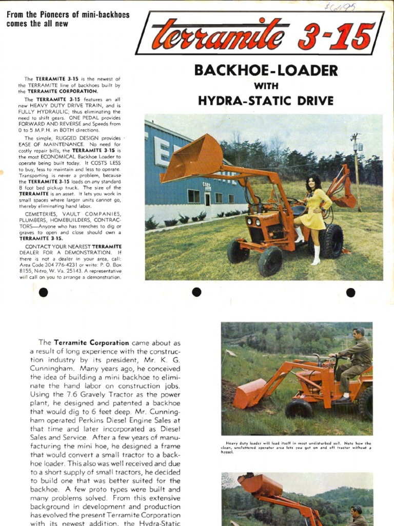 Terramite 3 15 | PDF | Loader (Equipment) | Tractor