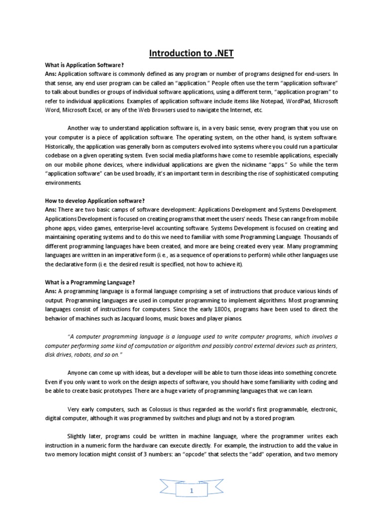 C#.Net Core (NareshIT) | PDF | .Net Framework | C Sharp (Programming ...