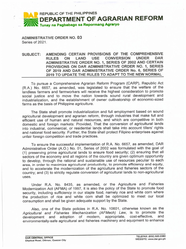 Dar Conversion 2021 Ao-01 | PDF