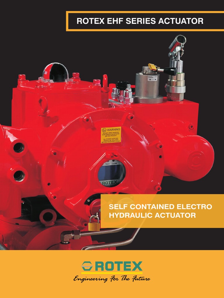 EHF Actuador Electrohidraulico Rotex | PDF | Relay | Actuator