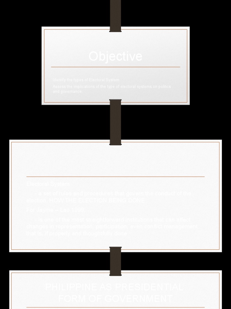 Philippine Electoral System Overview | PDF | Elections | Voting
