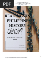 Lesson 1 - Readings in Philippine History | PDF | Historiography | Historian