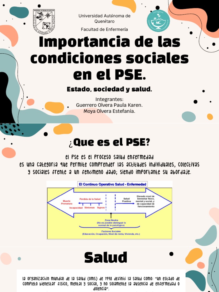 Importancia de Las Condiciones Sociales en El PSE | PDF | Infección ...