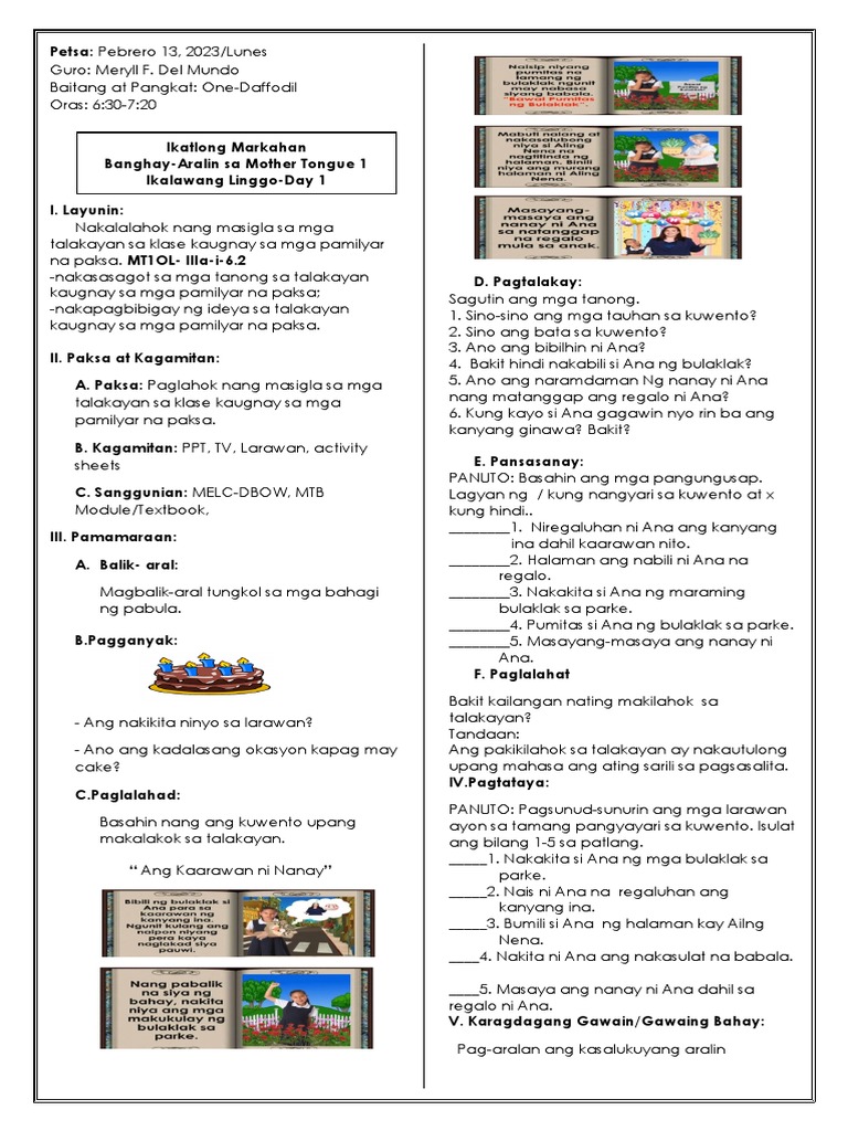 DLP MTB q3 Week 2 Day1 5 | PDF