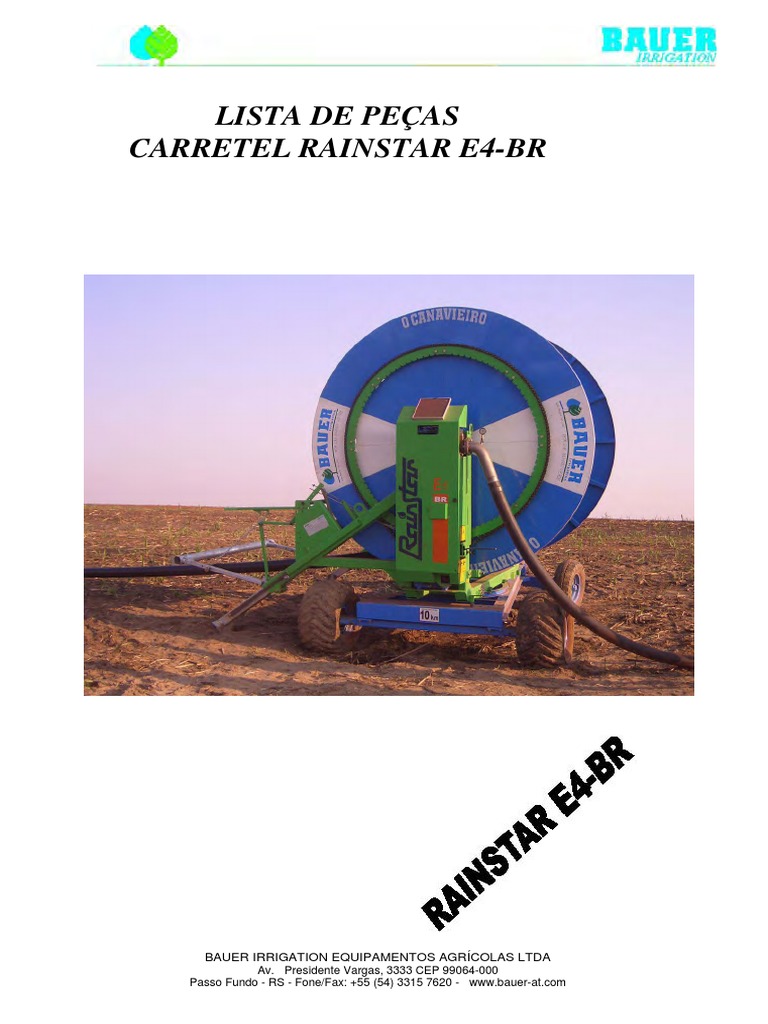 Lista de Pe As Rainstar E4 BR-ATUAL | PDF | Engenharia Mecânica | Máquinas