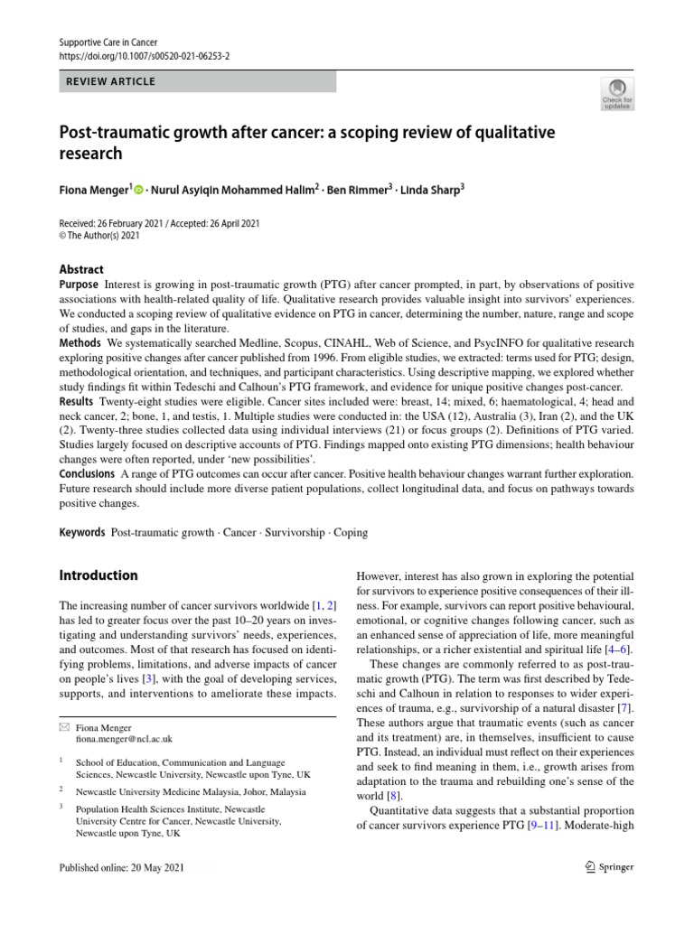 Article 1 | Download Free PDF | Qualitative Research | Systematic Review