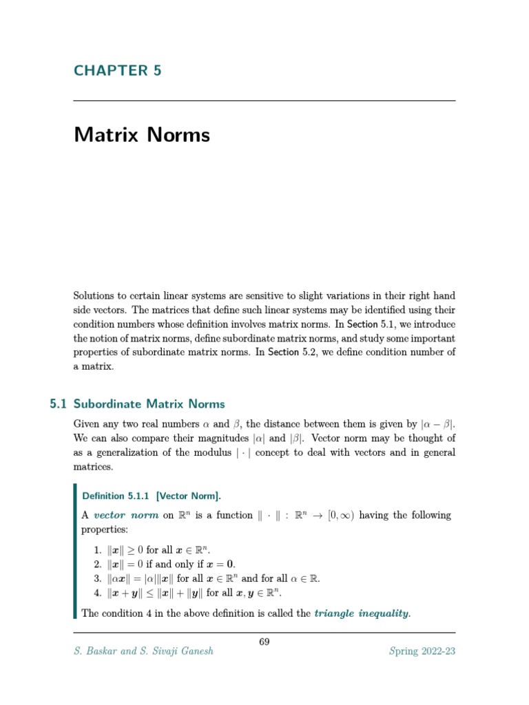 Ma214 S23 Part04 | PDF | Matrix (Mathematics) | Norm (Mathematics)