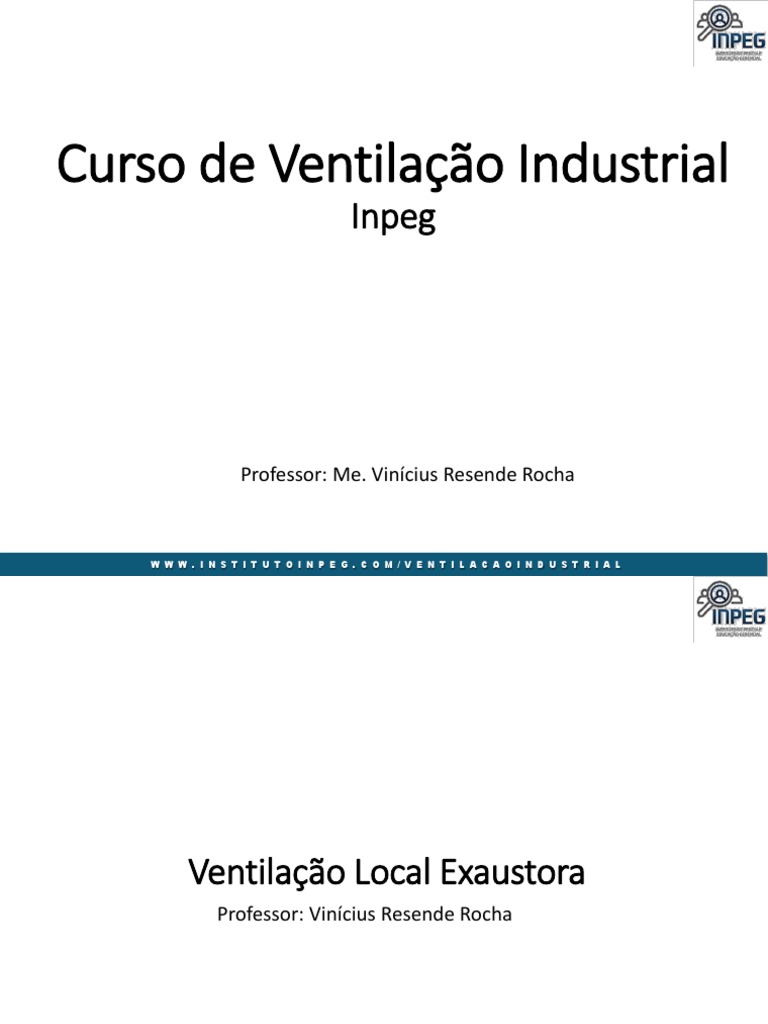 05 - Ventilação Local Exaustora - Inpeg | PDF | Fundição (metalurgia ...