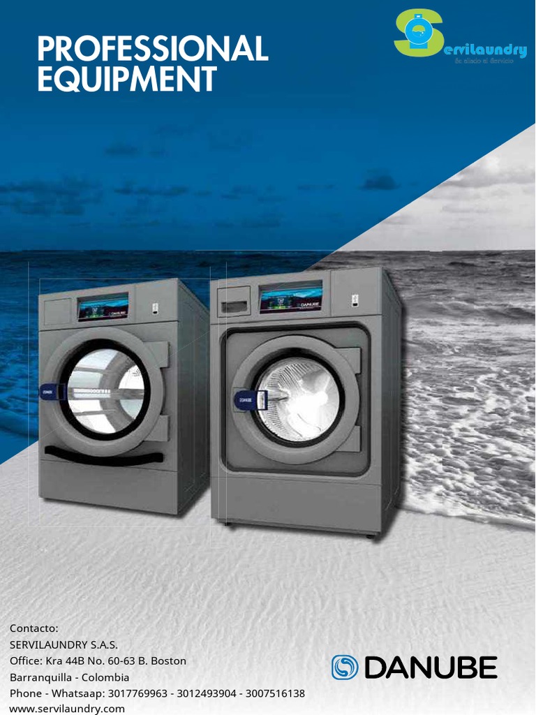 Danube Professional Laundry Equipment Guide | PDF | Washing Machine ...