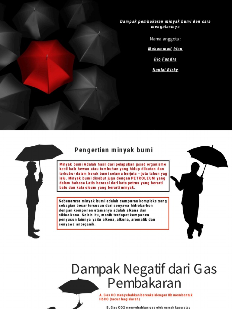 MAKALA Dampak Pembakaran Minyak Bumi Dan Cara Mengatasinya | PDF