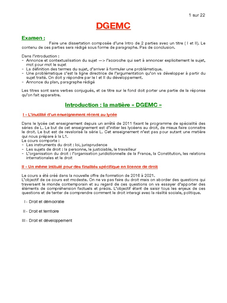 DGEMC | PDF | Démocratie | Idéologies politiques