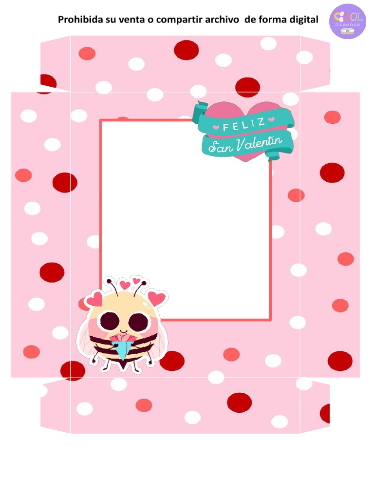 Cajas Con Visor San Valentin Cool Diseños Pdf