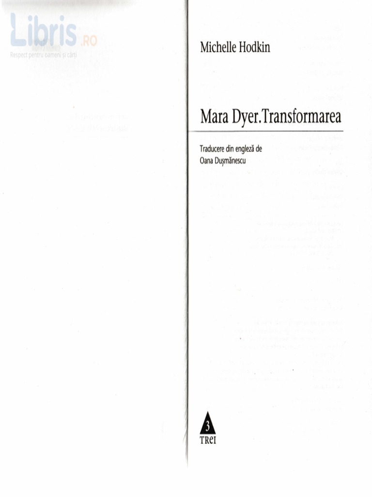 Mara Dyer. Transformarea - Michelle Hodkin | PDF