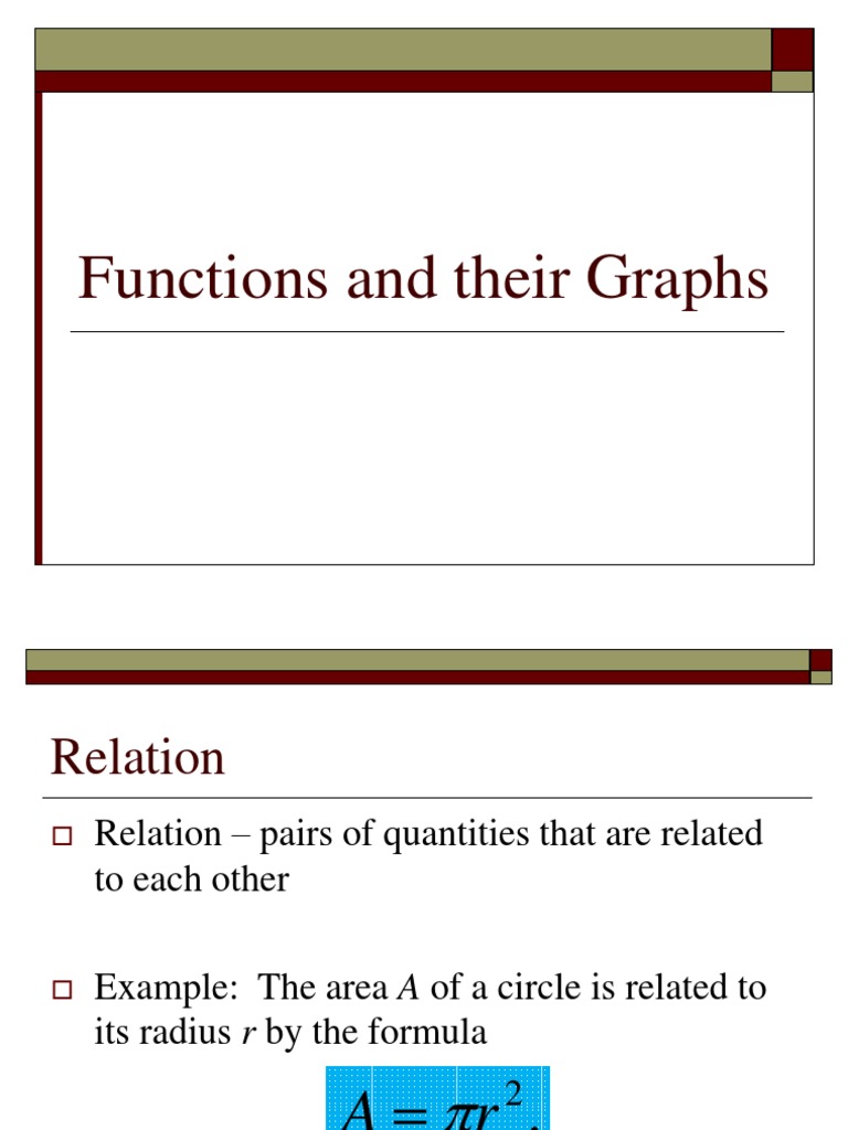 Functions | PDF | Function (Mathematics) | Mathematical Analysis