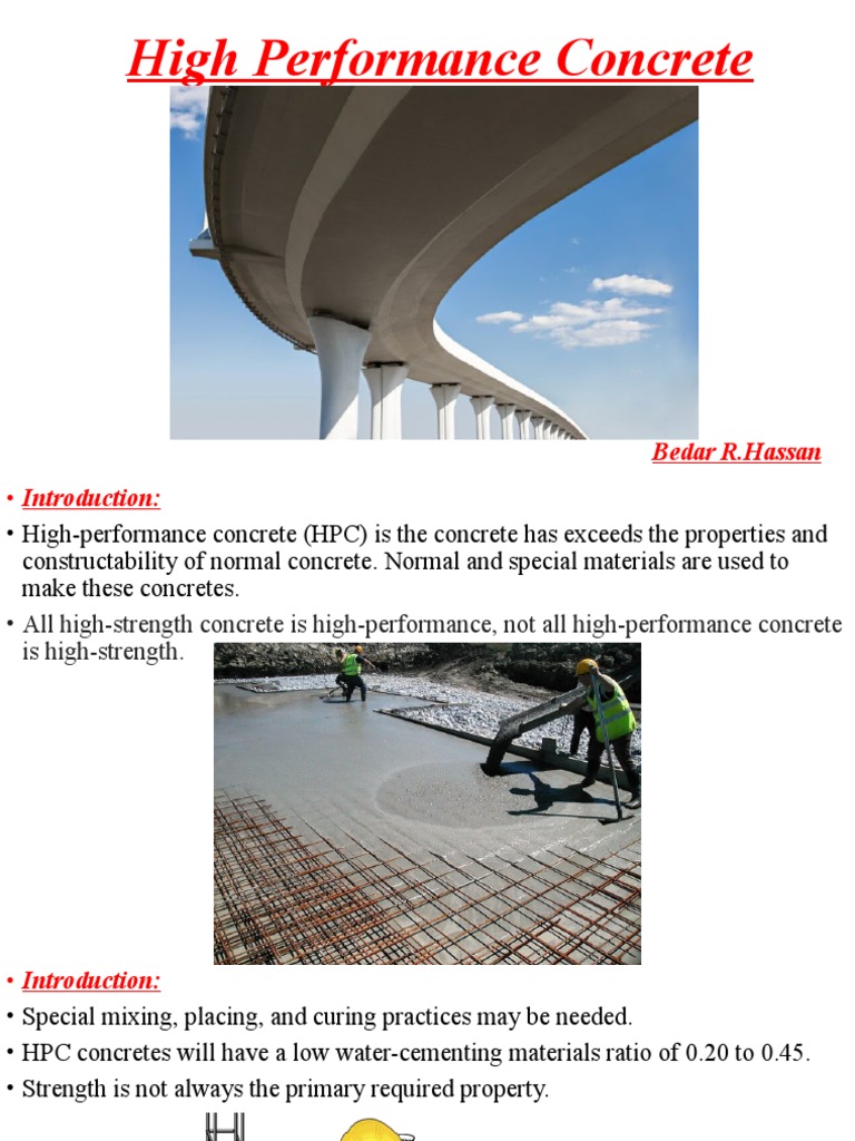 High-Performance Concrete Overview | PDF