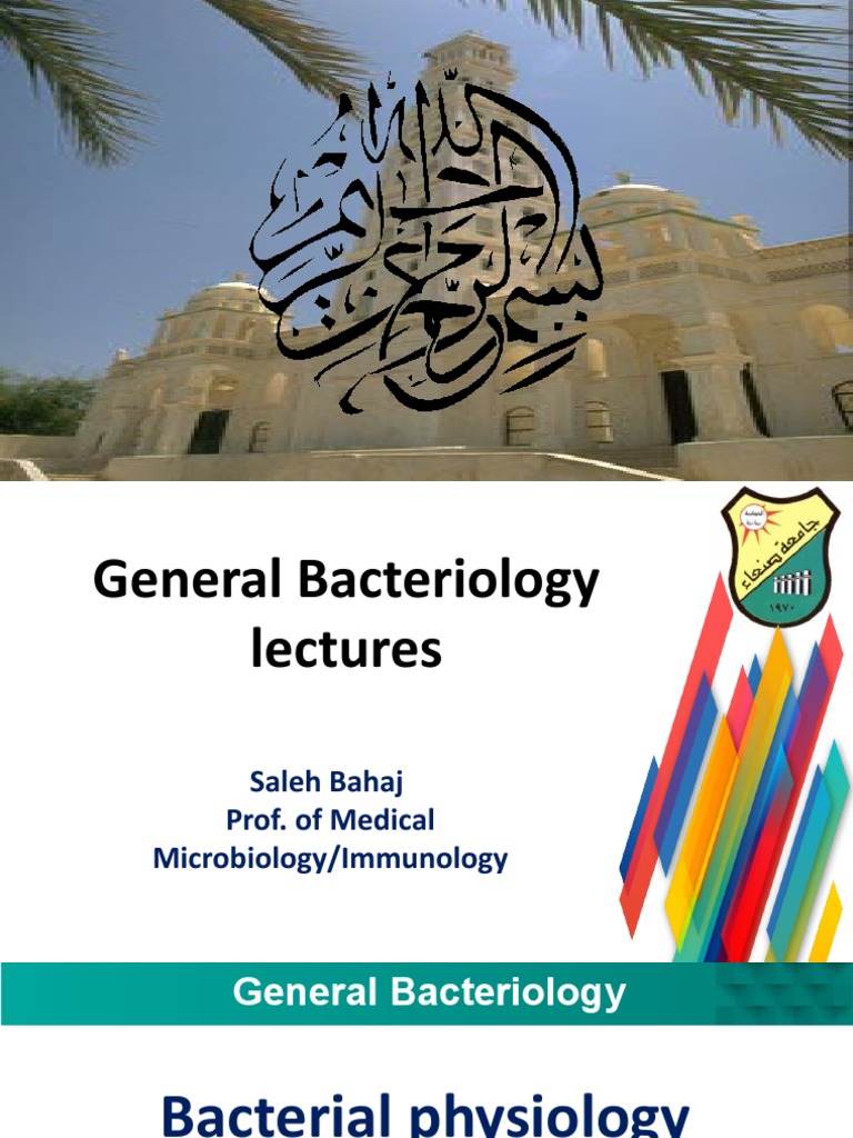 General Bacteriology Lecture Series | PDF | Bacteria | Antimicrobial ...