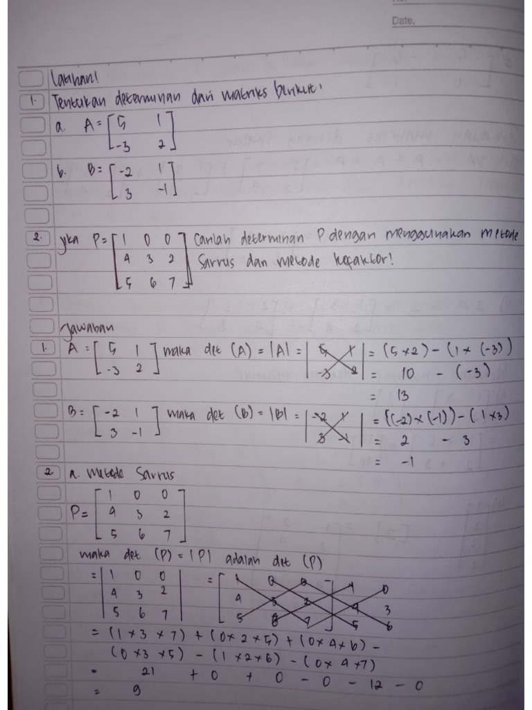 Tugas Matriks Part.5 | PDF