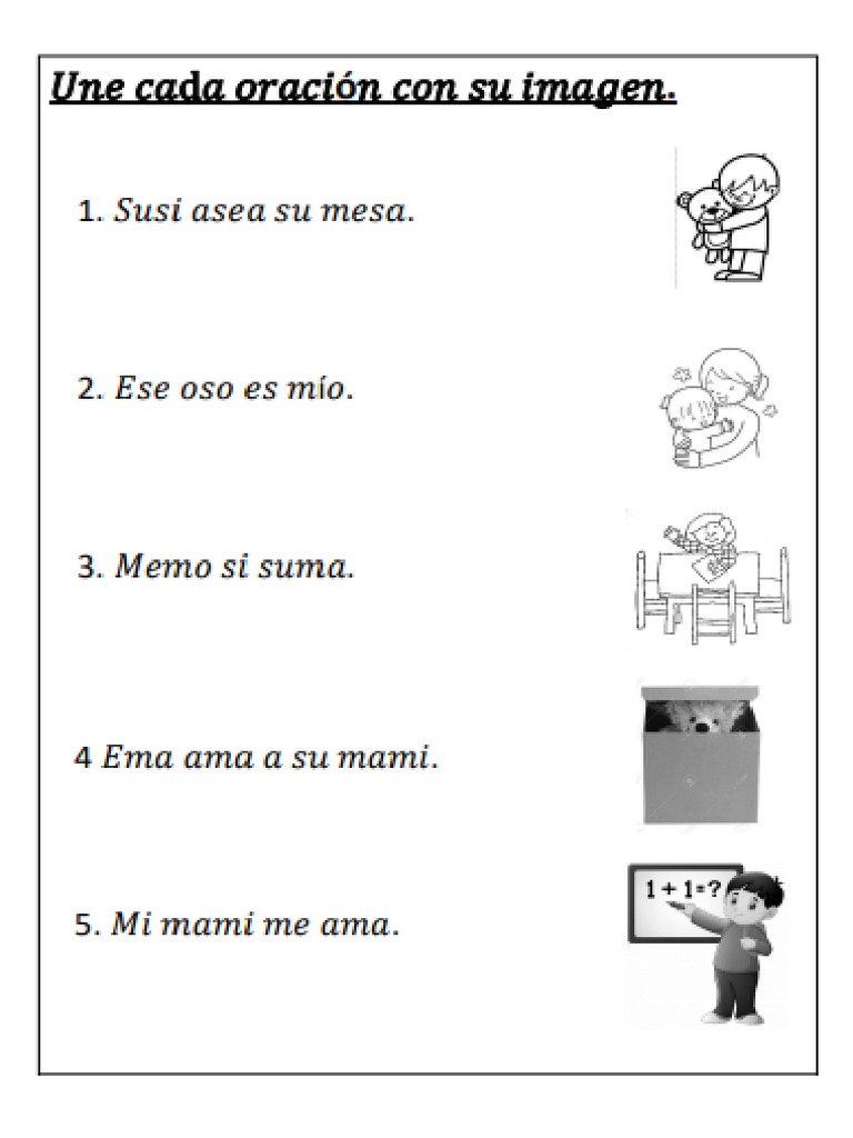 Letra M y S | PDF