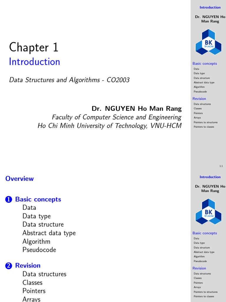 DSA Ch1 Introduction | PDF DSA Ch1 Introduction | PDF