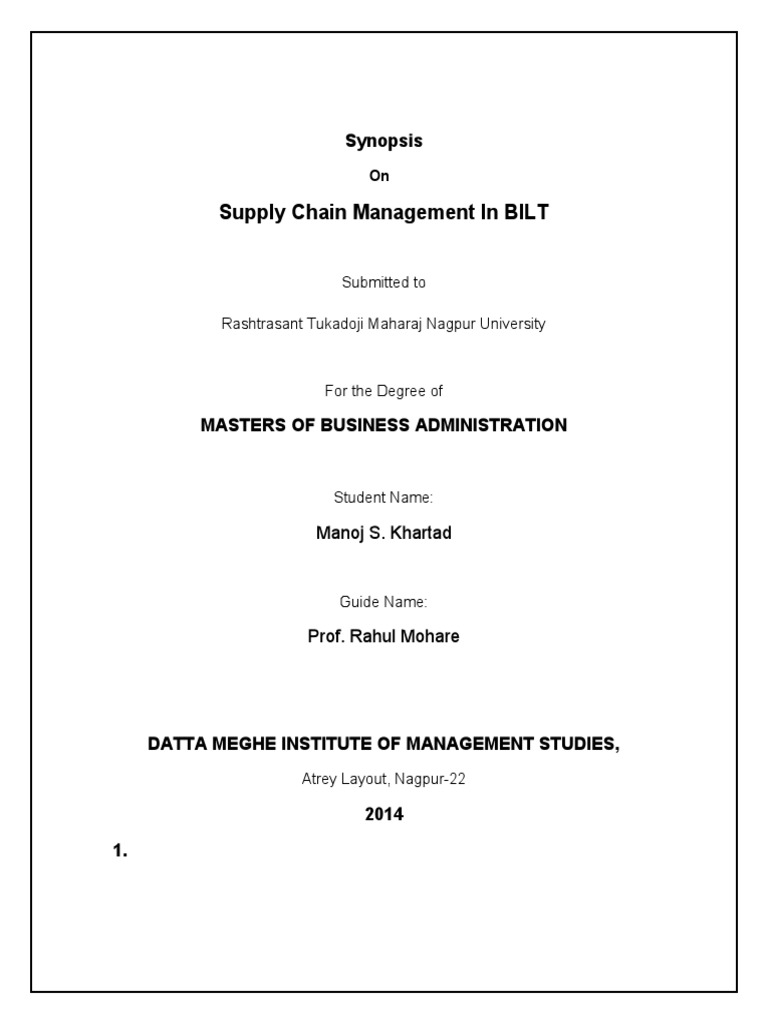 Bilt Project | PDF | Supply Chain Management | Sampling (Statistics)