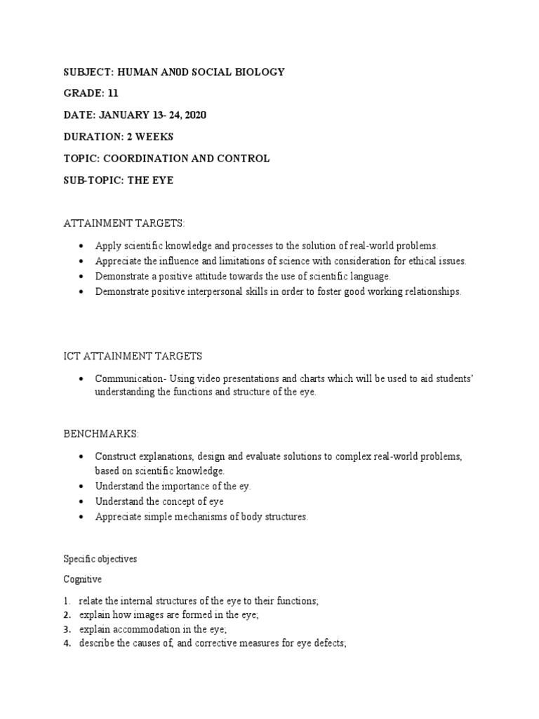 The Eye: Structure and Function | PDF | Eye | Human Eye