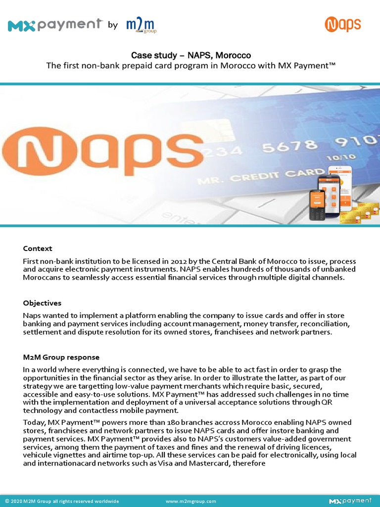 Naps Case Study | PDF | Payments | Visa Inc.