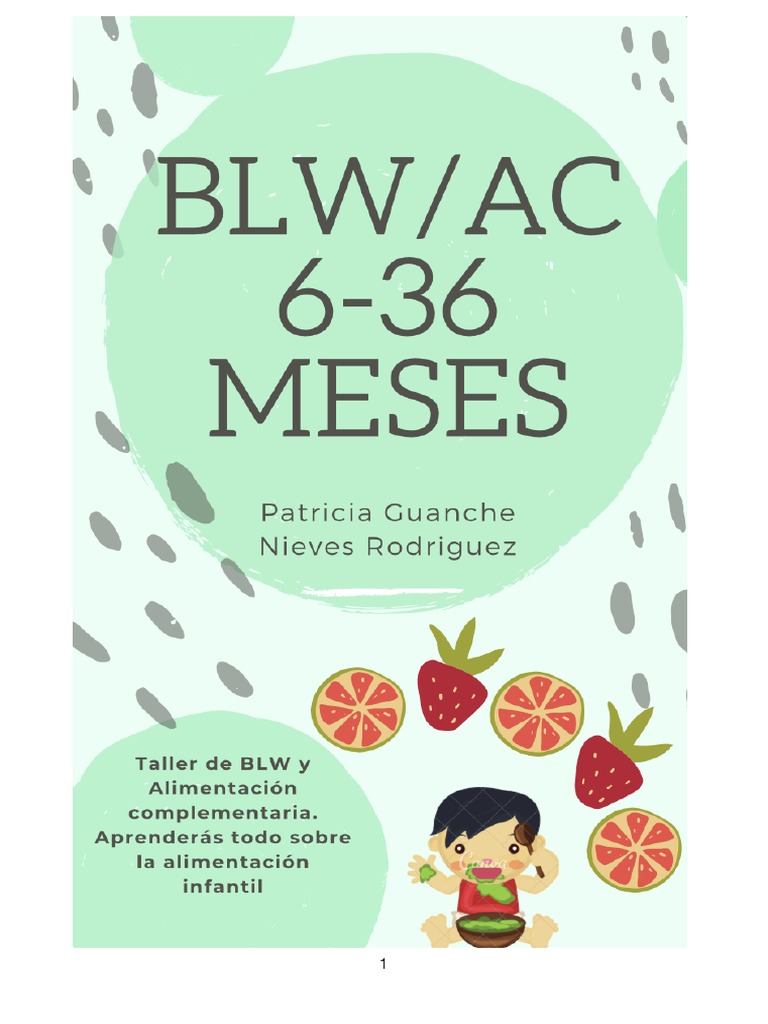 Taller Blw_ac 6-36 Meses PDF | PDF | Alimentos | Cereales